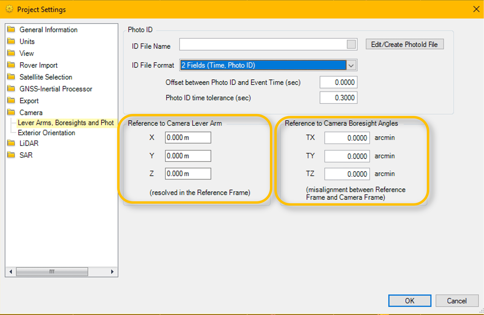 How can I export an Exterior Orientation file?