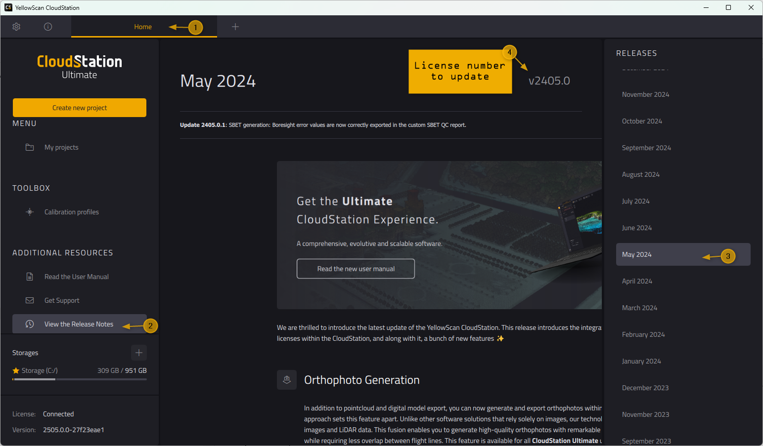 How can I access older version of the CloudStation